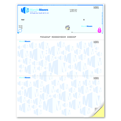 Laser Business Cheques | GoSafeguard.ca